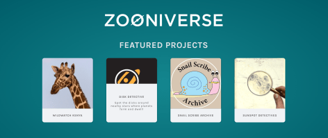 DISCOVER ZOONIVERSE PROJECTS IN A WHOLE NEW WAY | Zooniverse